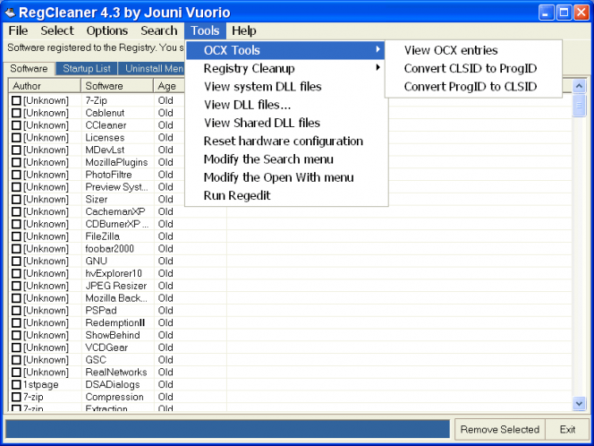 Regcleaner gratis downloaden