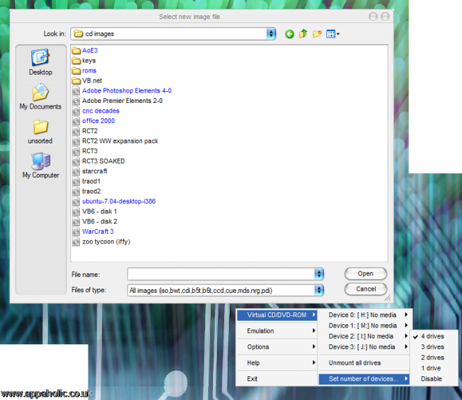 Daemon Tools cd simulatie
